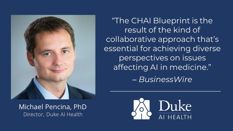 Coalition for Health AI Unveils Blueprint for Trustworthy AI in ...